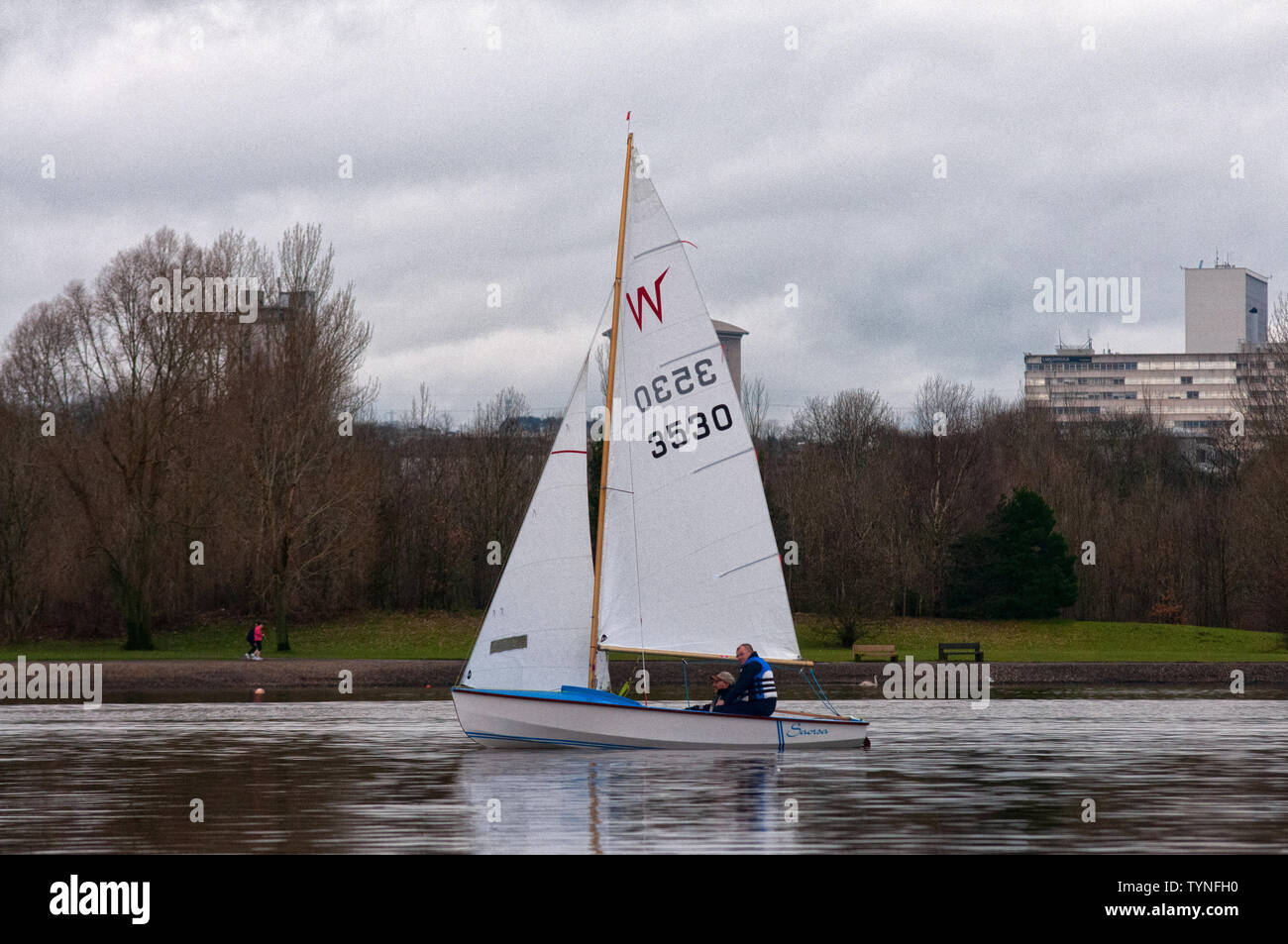 Boating on the loch Stock Photo - Alamy