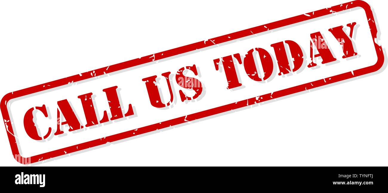 Call us today red rubber stamp vector isolated Stock Vector Image & Art ...