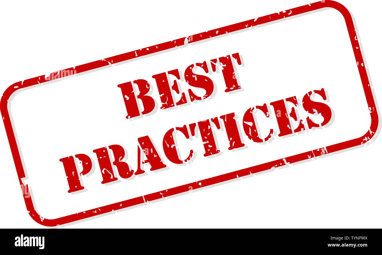 Best practises red rubber stamp vector isolated Stock Vector Image ...