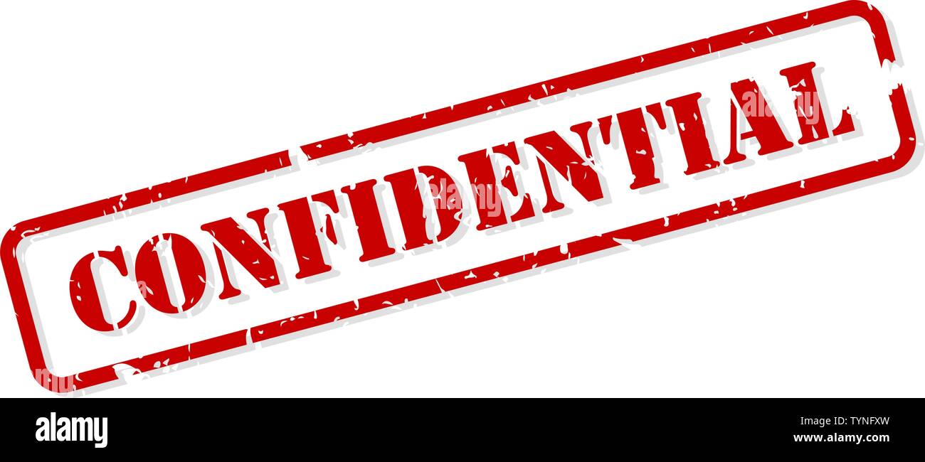 Confidential red rubber stamp vector isolated Stock Vector Image & Art ...