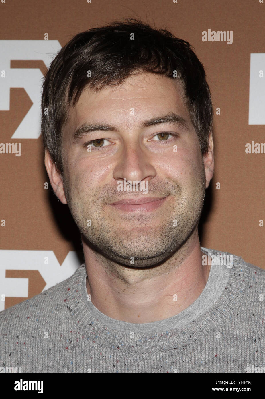 Mark Duplass arrives on the red carpet at the 2013 FX Upfronts at Lucky ...