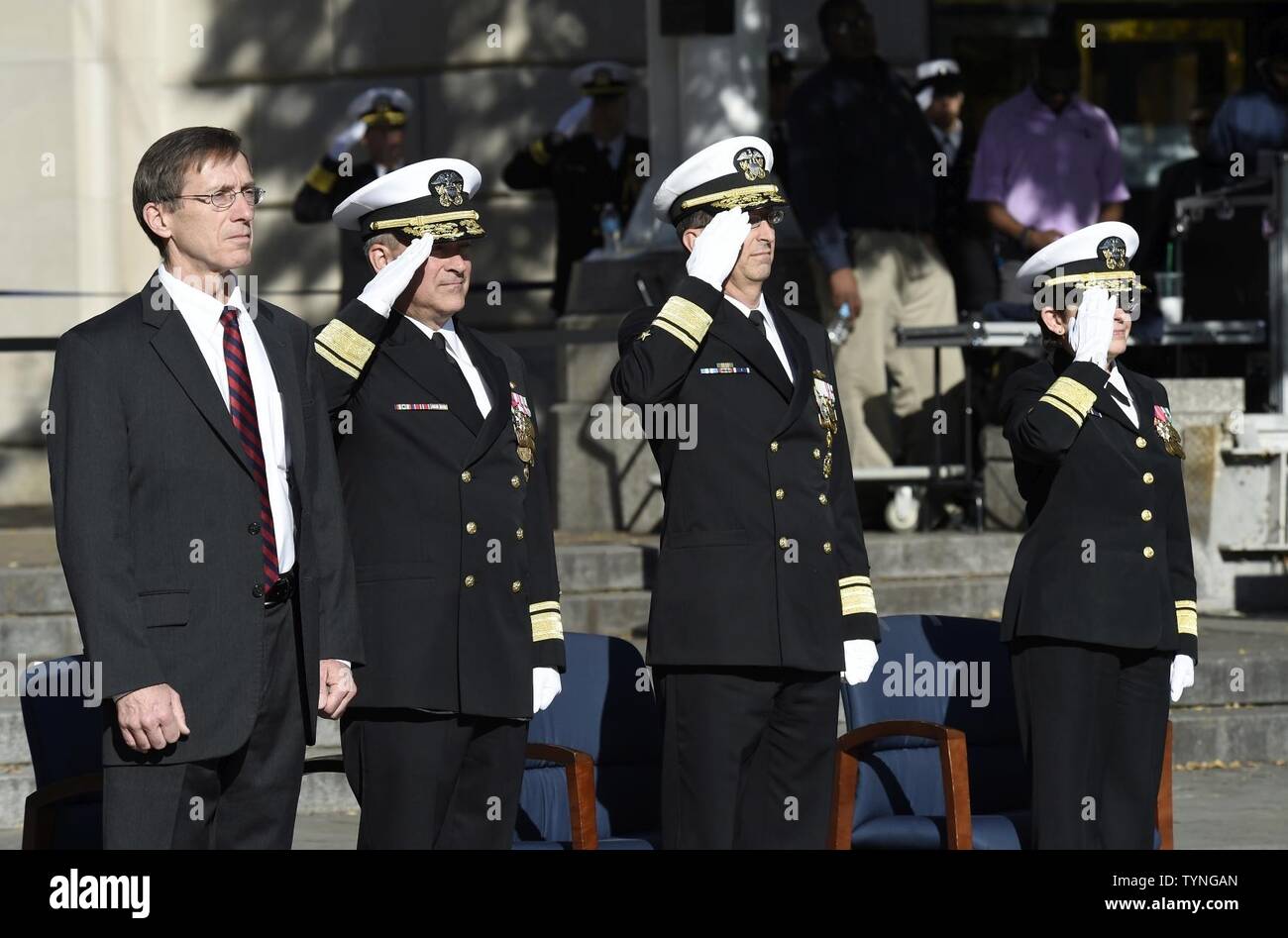 WASHINGTON (Nov. 18, 2016) The Hon. Sean Stackley, left, assistant ...