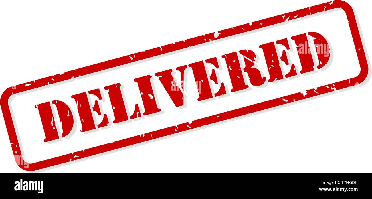 Delivered rubber stamp hi-res stock photography and images - Alamy