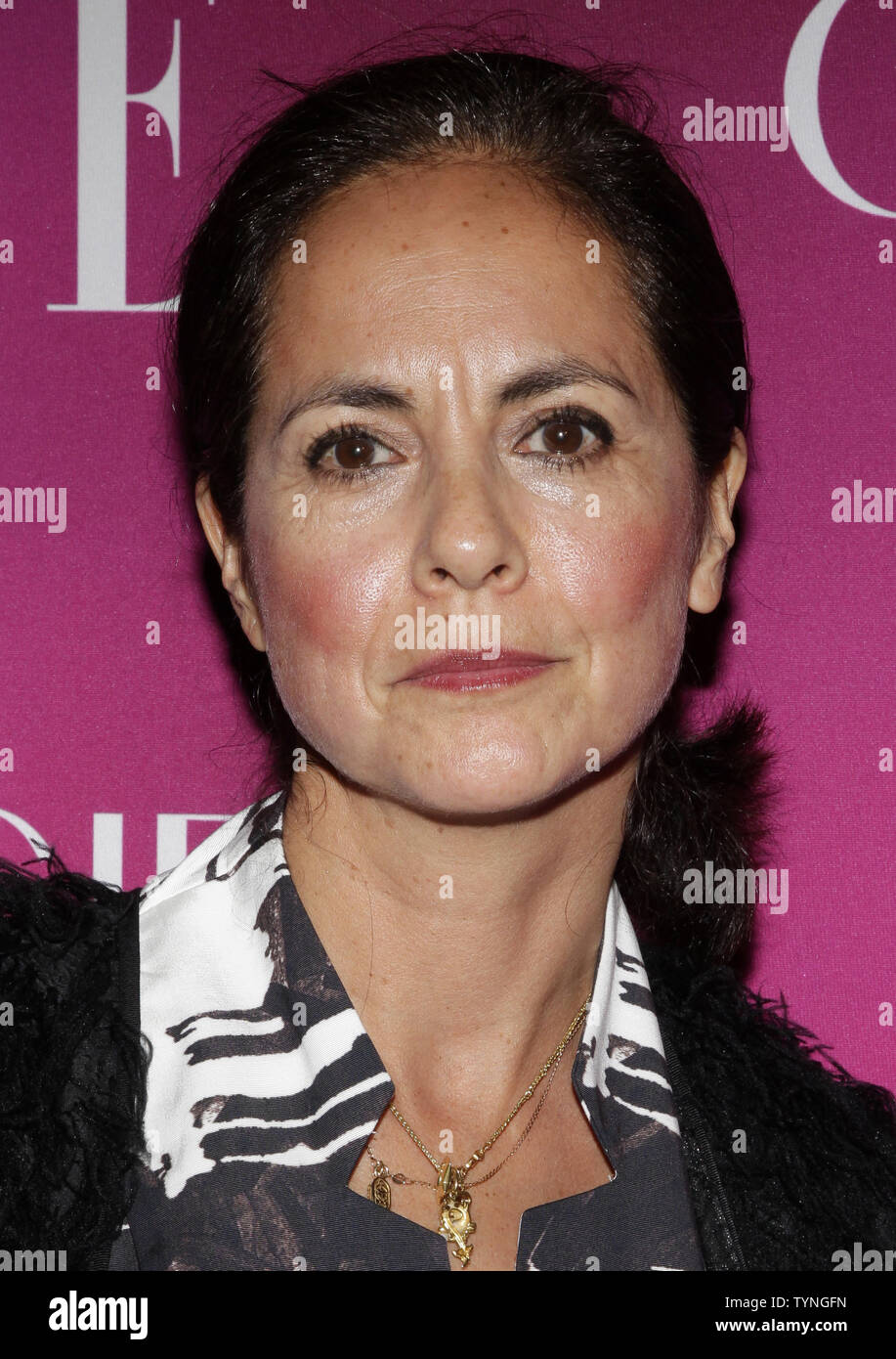 Maria Cornejo arrives on the red carpet at the 4th Annual ELLE Women in ...