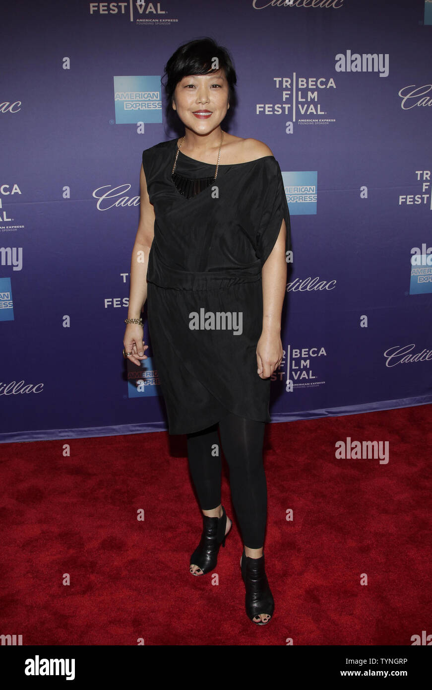 Chiemi Karasawa arrives on the red carpet at Elaine Stritch: Shoot Me ...
