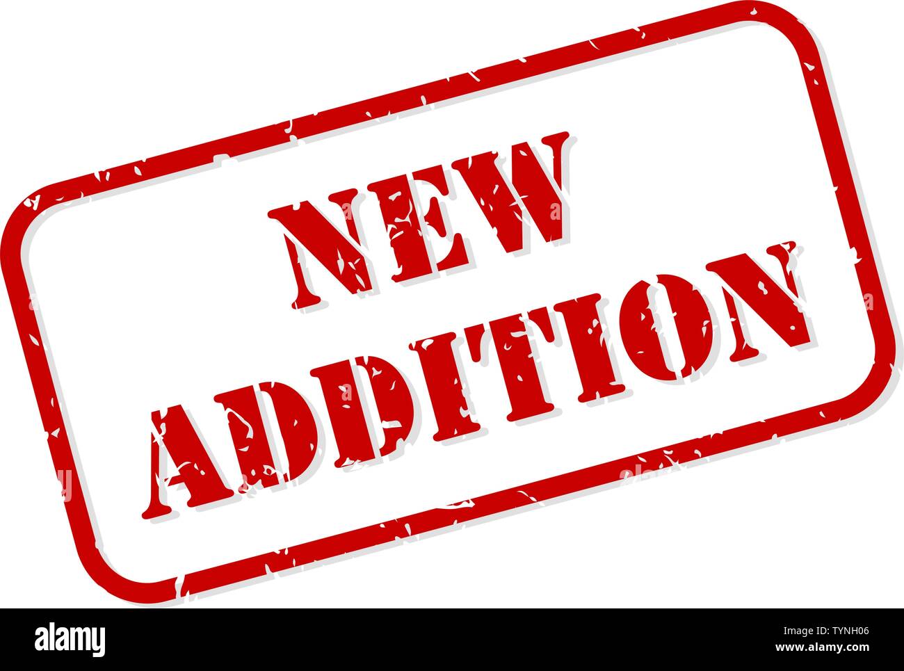 New addition red rubber stamp vector isolated Stock Vector Image & Art ...