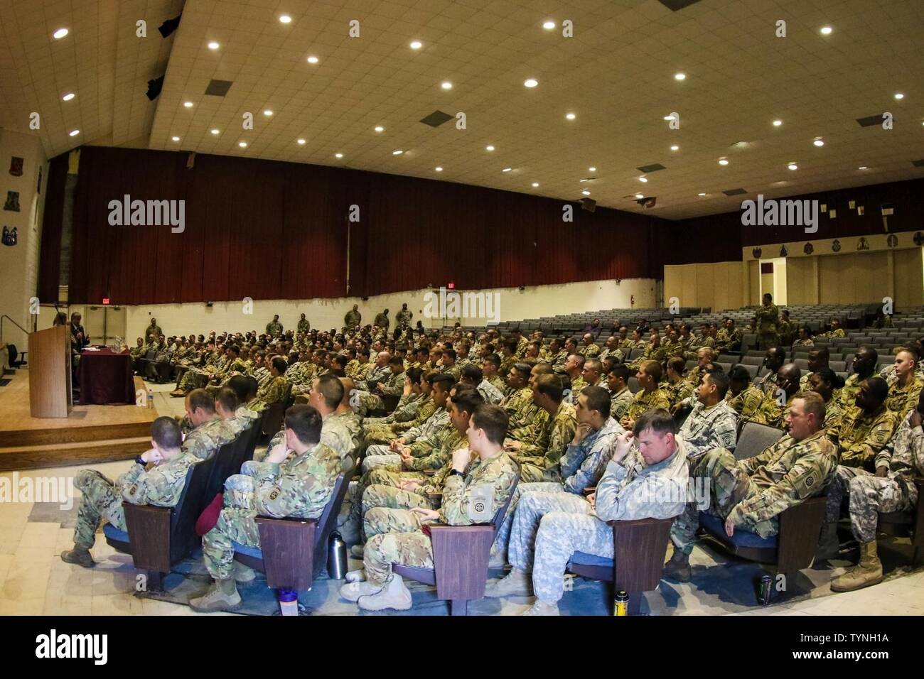 Paratroopers participated in a discussion panel led by Lt. Col. Travis ...