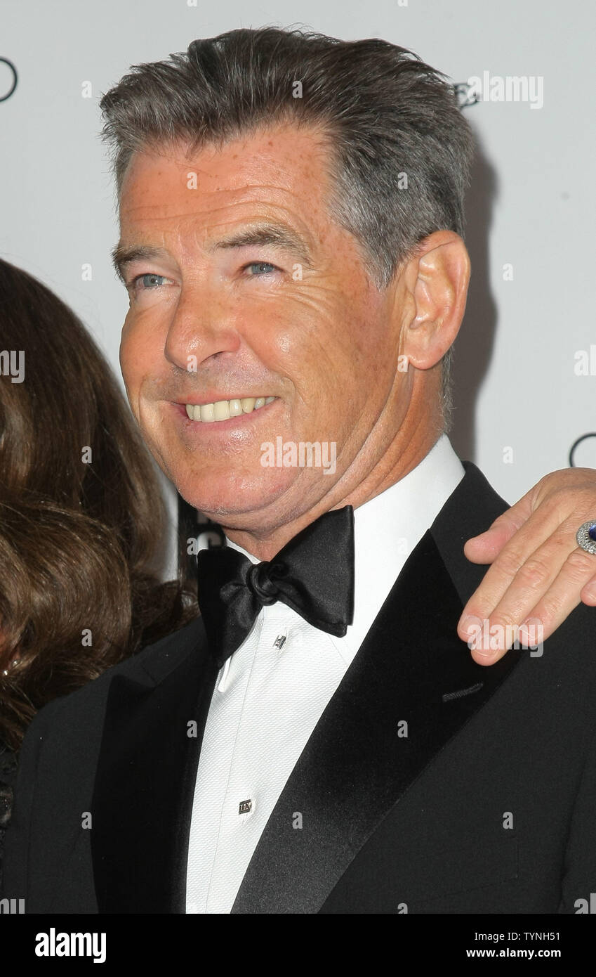 Pierce Brosnan arrives at the 40th Annual Chaplin Award Gala where ...