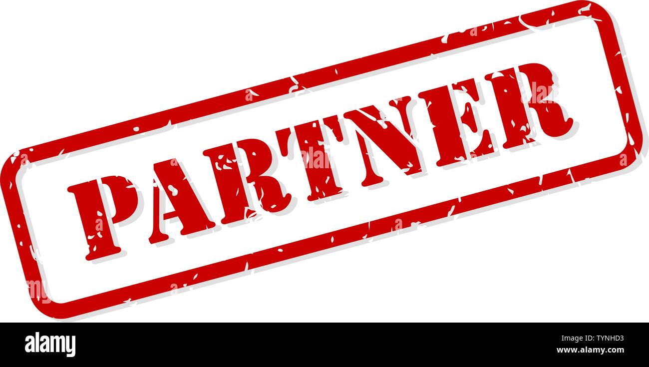 Partner red rubber stamp vector isolated Stock Vector Image & Art - Alamy