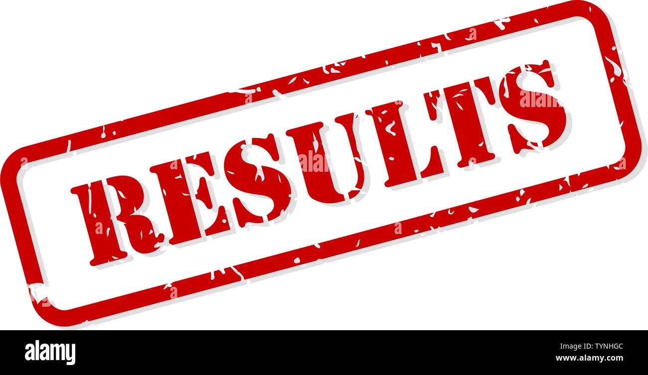 Results red rubber stamp vector isolated Stock Vector Image & Art - Alamy