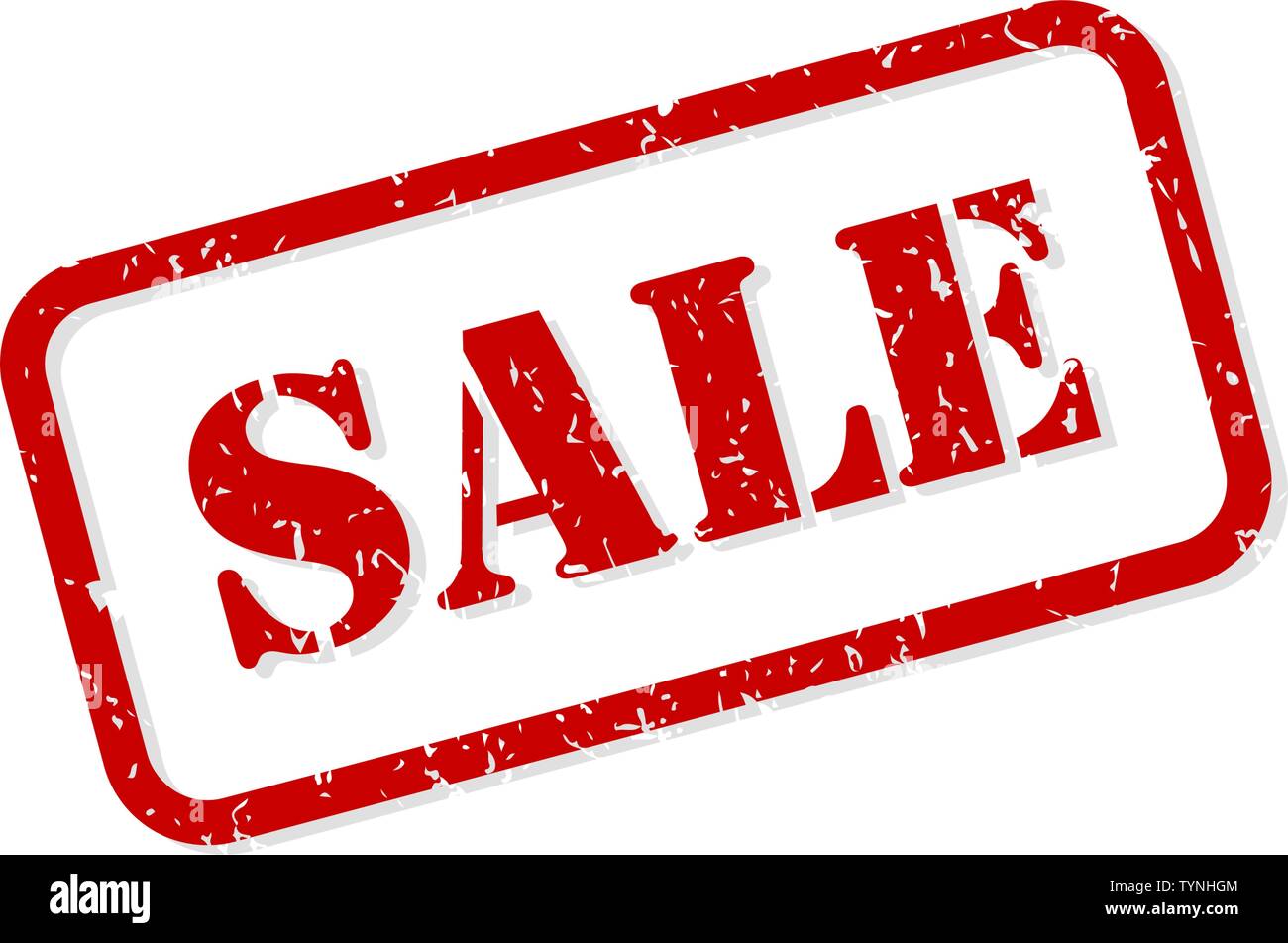Sale red rubber stamp vector isolated Stock Vector Image & Art - Alamy