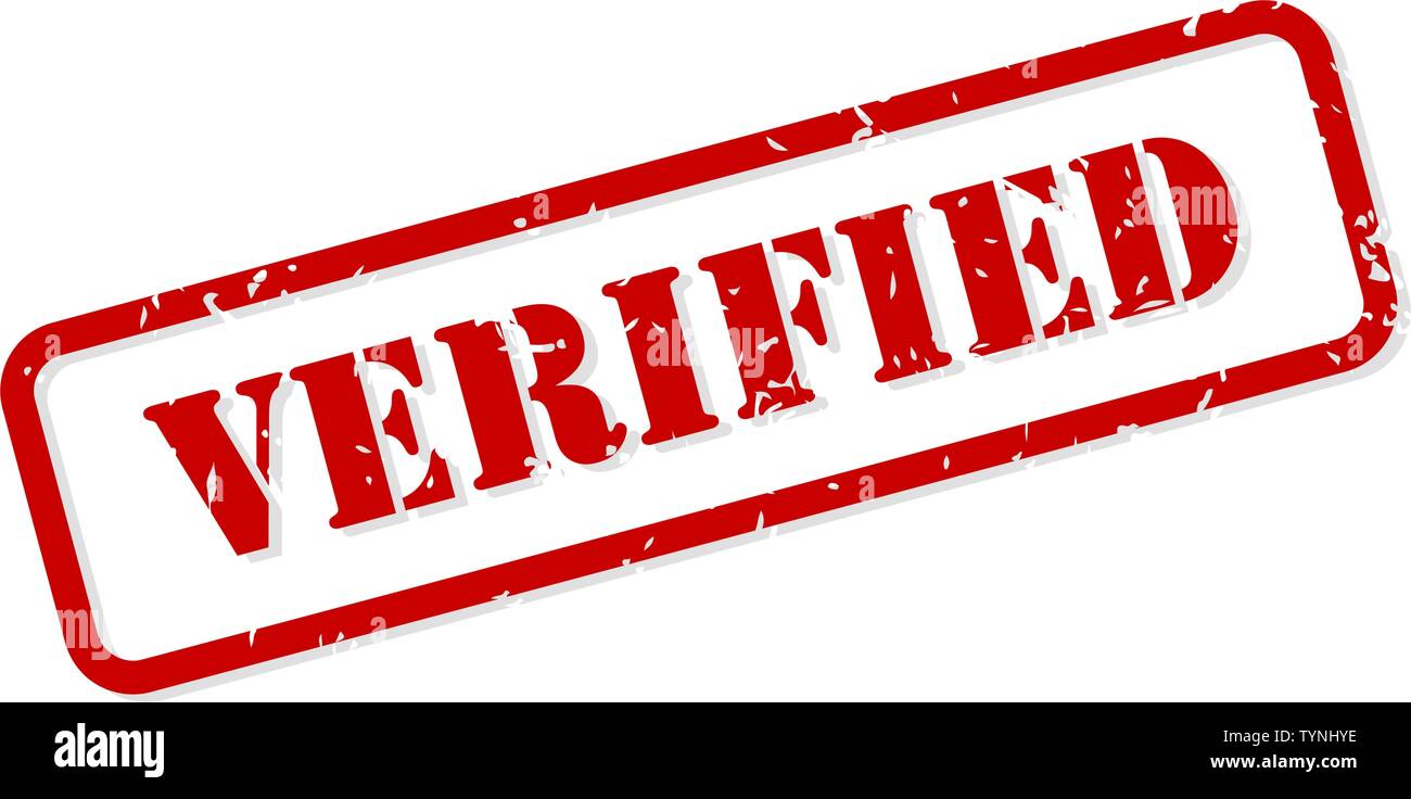 Verified stamp hi-res stock photography and images - Alamy