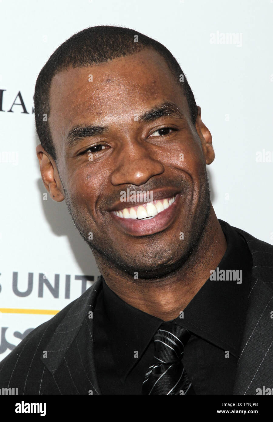 NBA Player Jason Collins arrives on the red carpet at the 10th Annual ...