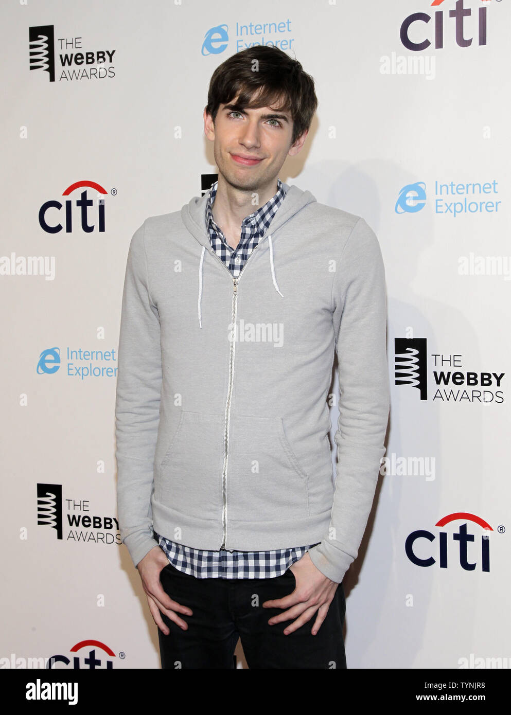 Tumblr CEO David Karp arrives on the red carpet the 17th Annual Webby ...