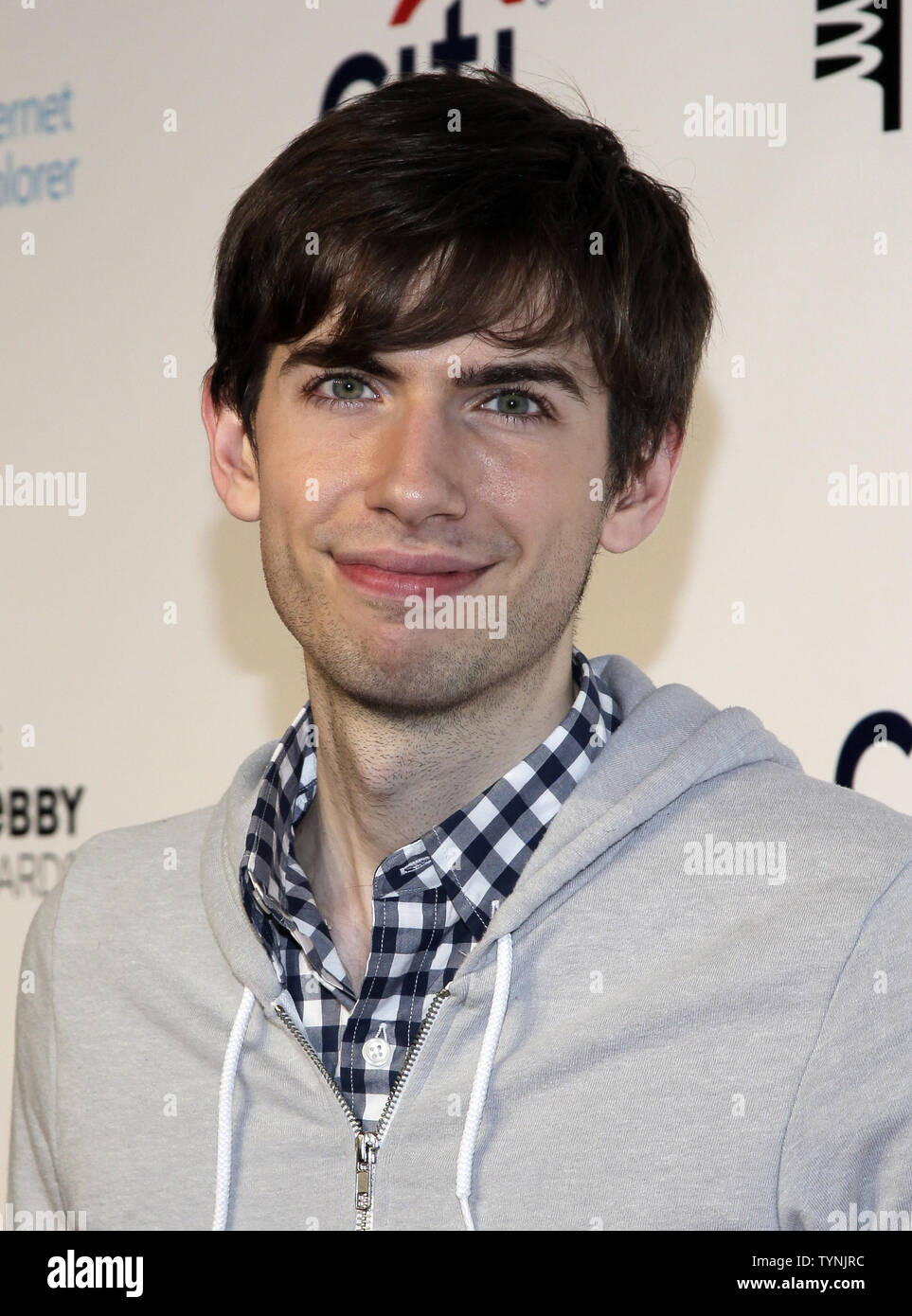 Tumblr CEO David Karp arrives on the red carpet the 17th Annual Webby ...