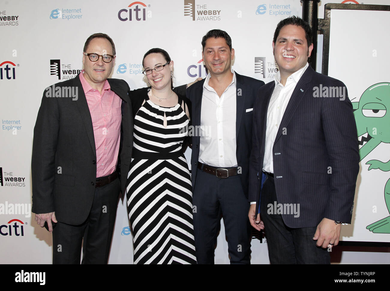Joel Lunenfeld arrives on the red carpet the 17th Annual Webby Awards ...