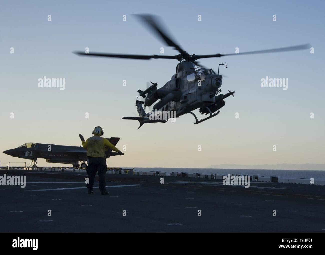 PACIFIC OCEAN (Nov. 17, 2016) An AH-1Z Viper Attack Helicopter assigned ...