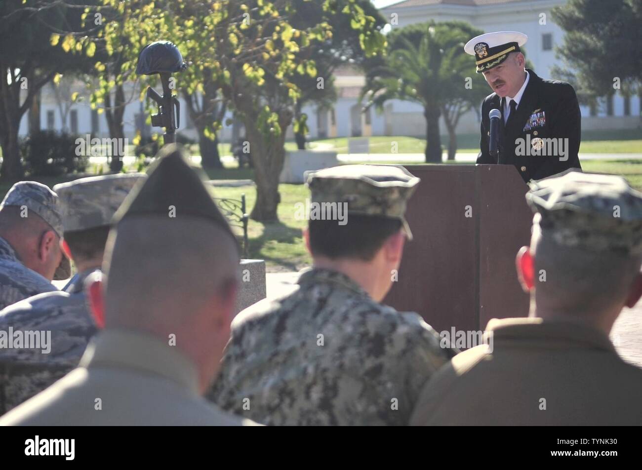 STATION ROTA, Spain (Nov. 18, 2016) Capt. Michael McNicholl, commanding ...
