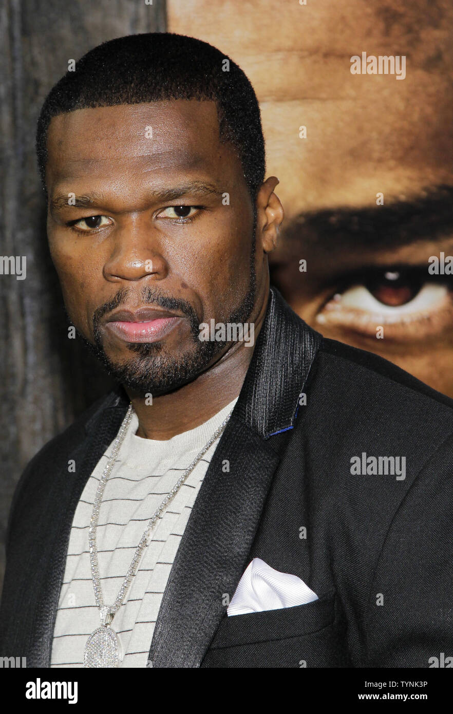 50 Cent arrives on the red carpet when Columbia Pictures presents the ...