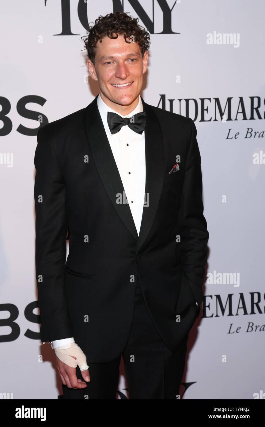 Gabriel Ebert arrives on the red carpet at the 67th Annual Tony Awards ...