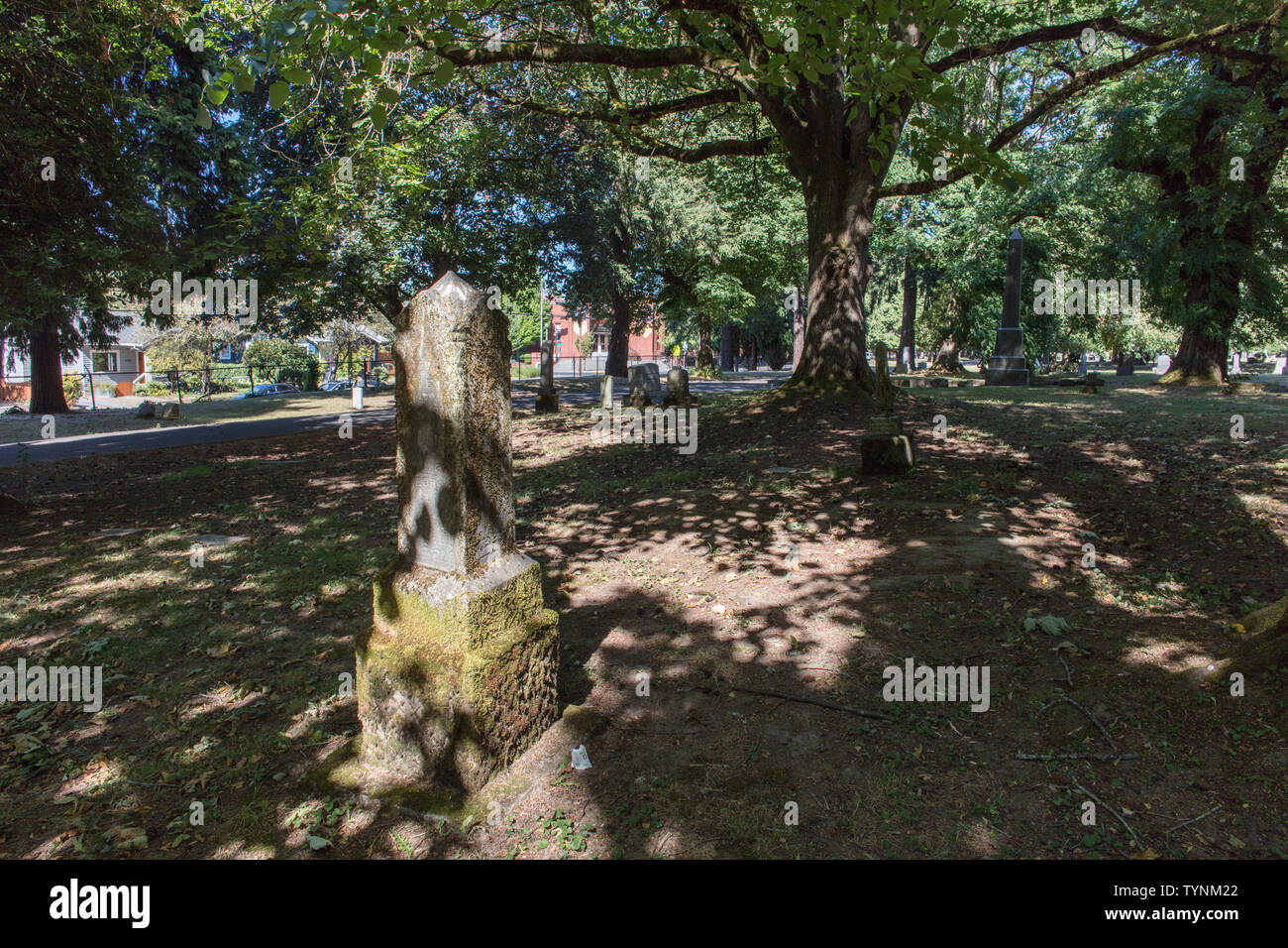 Portland cemetery, United States Stock Photo - Alamy