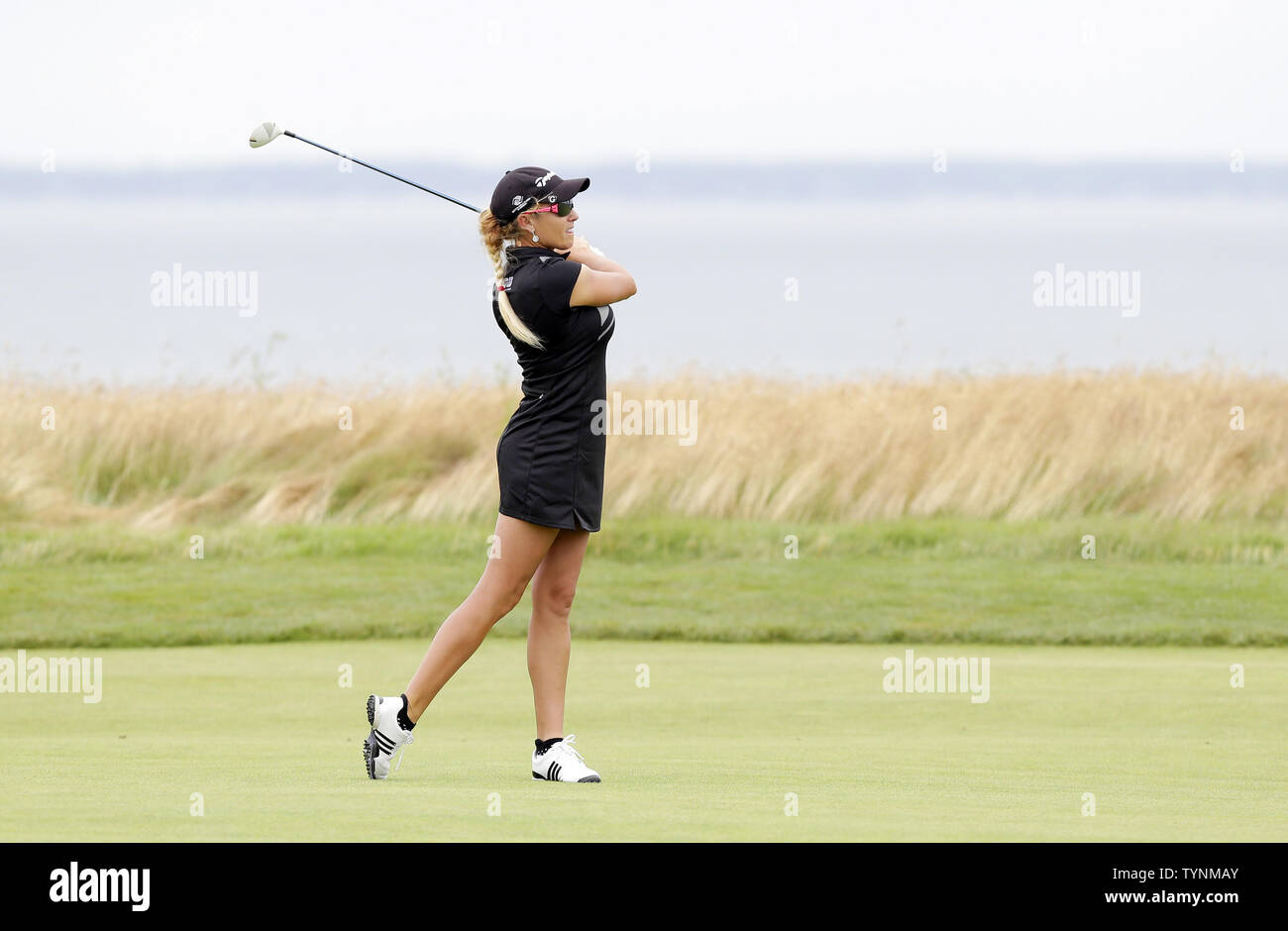 Natalie Gulbis hits to the 18th green in the Final Round of the 2013 ...