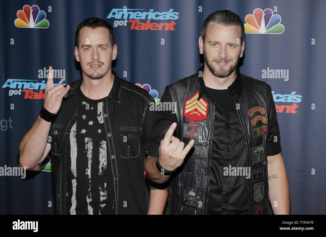 American Hitmen arrives on the red carpet for the 'America's Got Talent ...