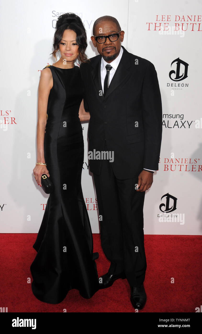 Keisha Whitaker and Forest Whitaker arrive on the red carpet at Lee ...