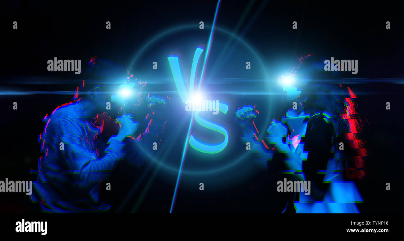 Reality versus virtual reality hi-res stock photography and images - Alamy