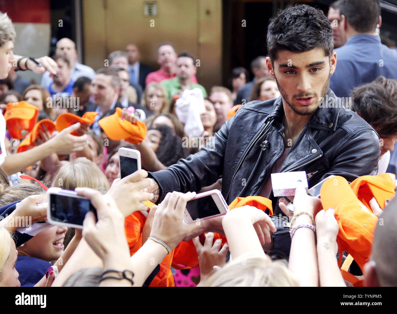 Band member Zayn Malik performs with One Direction on the NBC Today ...