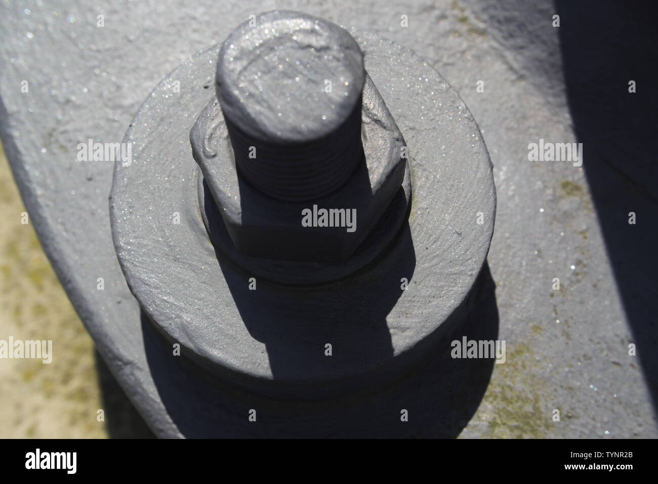 giant gray steel bolt Stock Photo - Alamy