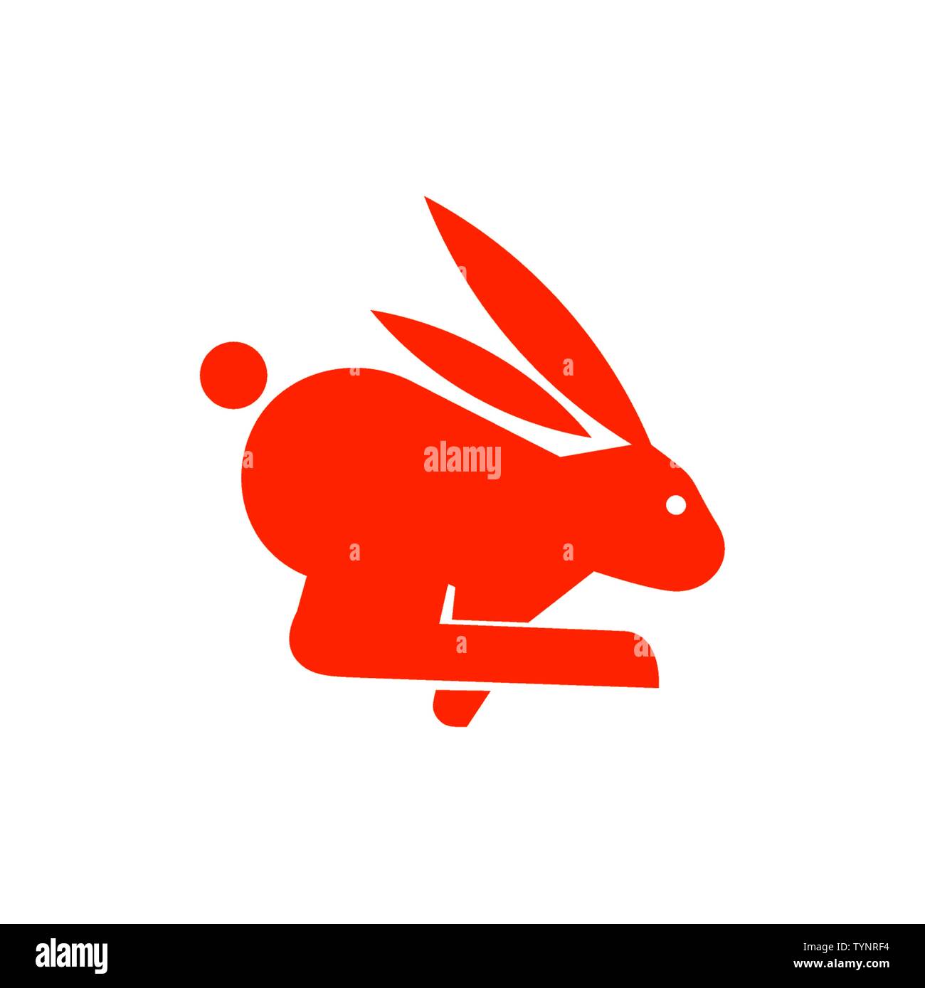 Fast rabbit Stock Vector Images - Alamy