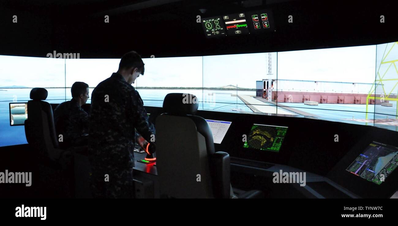 Full mission bridge virtual simulator hi-res stock photography and ...