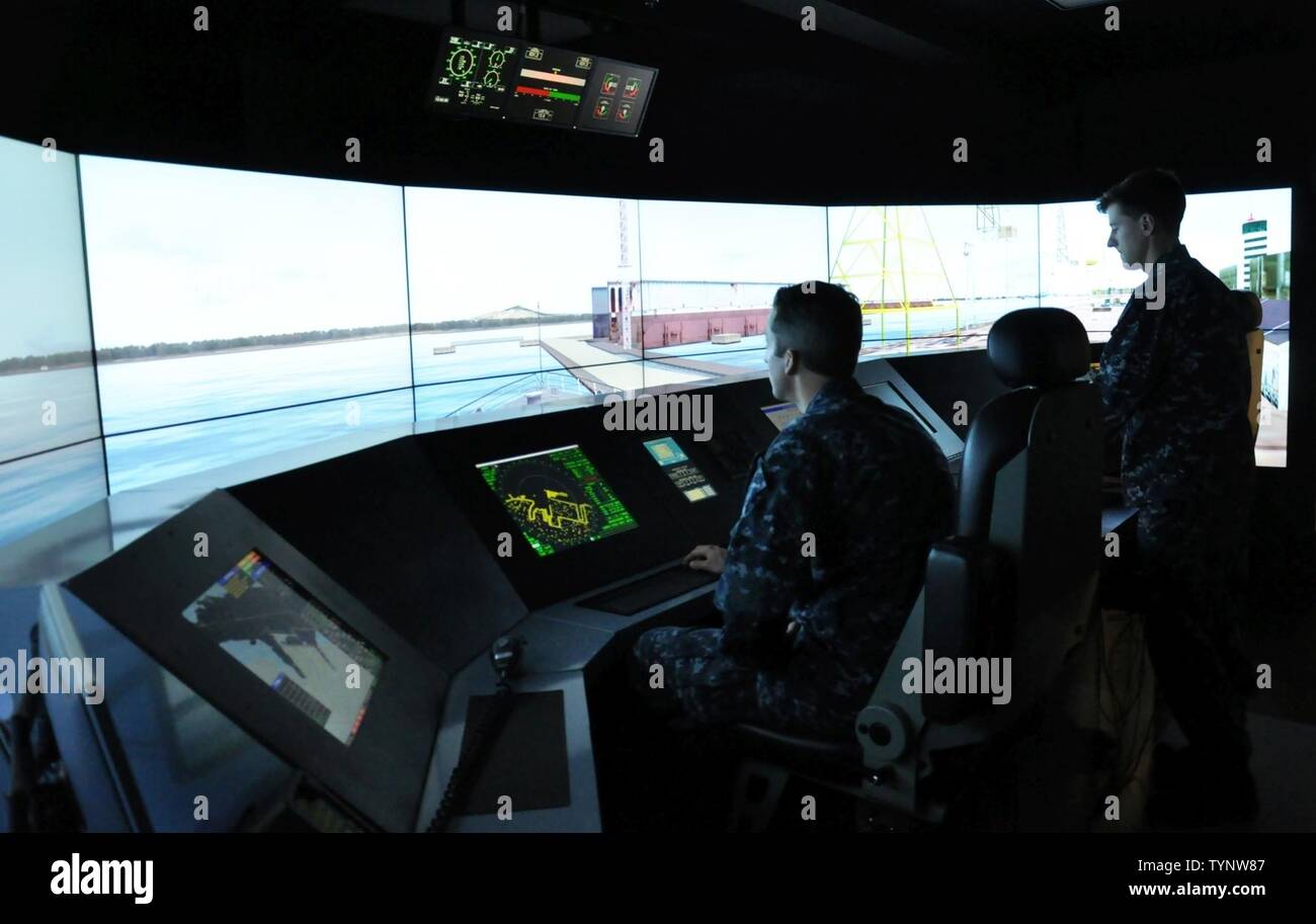 Full mission bridge virtual simulator hi-res stock photography and ...