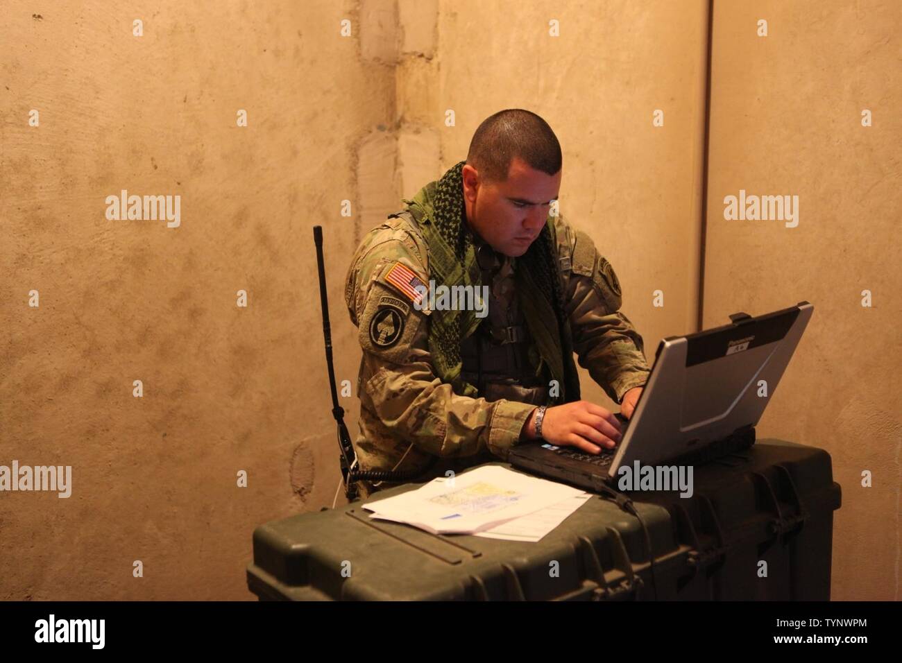 U.S. Army Staff Sgt. Romon Guvman, of the 426th Civil Affairs Battalion ...