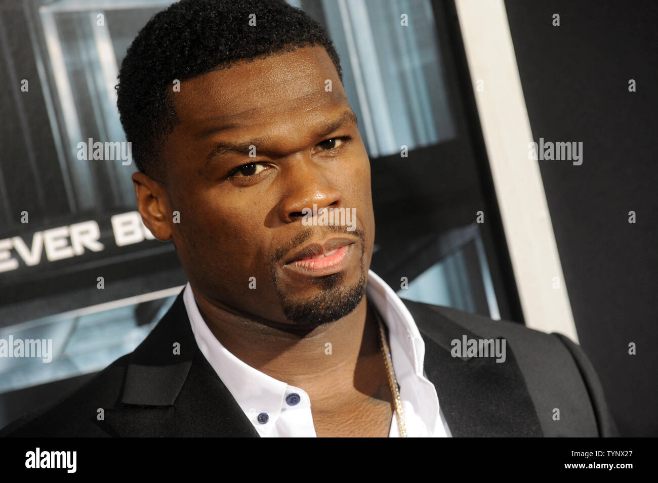 Curtis Jackson arrives on the red carpet at the New York premiere of ...
