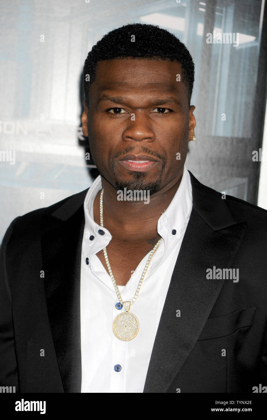 Curtis Jackson arrives on the red carpet at the New York premiere of ...