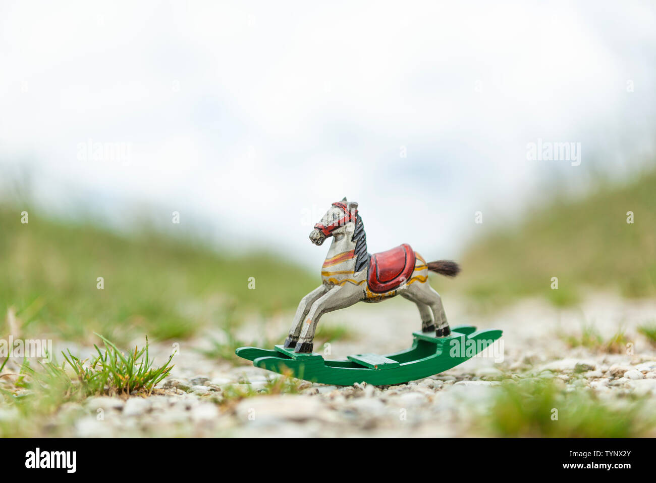 White rocking horse hi-res stock photography and images - Alamy