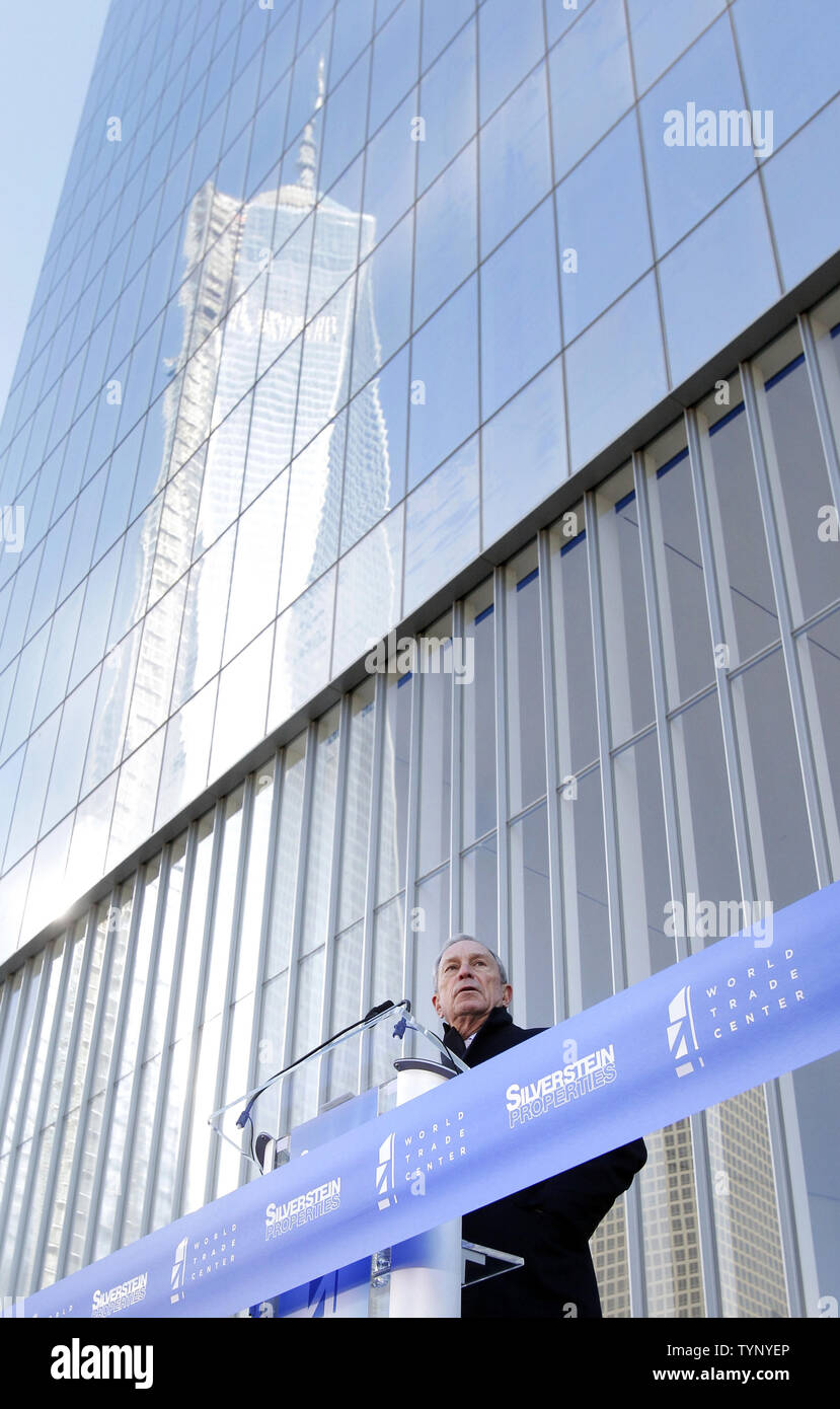 New York City Mayor Michael R. Bloomberg speaks at a ribbon cutting ...