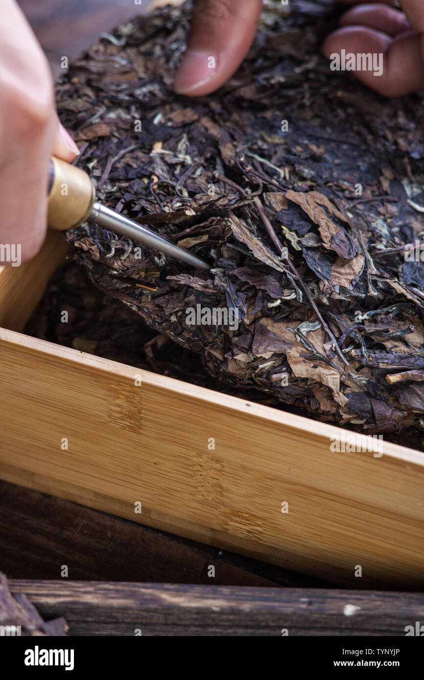 Old white tea Stock Photo - Alamy
