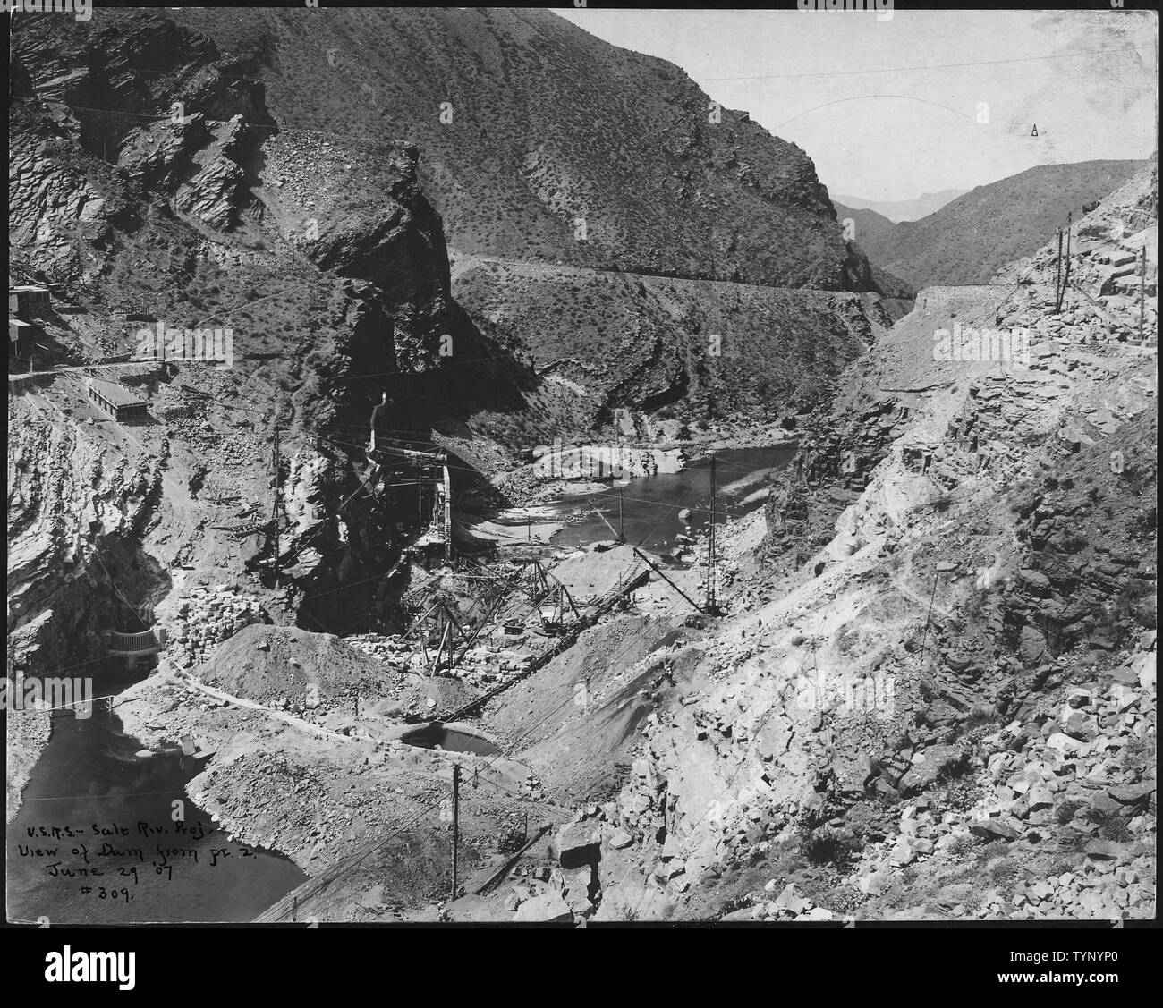View of dam from point 2.; Scope and content: Photograph from Volume ...
