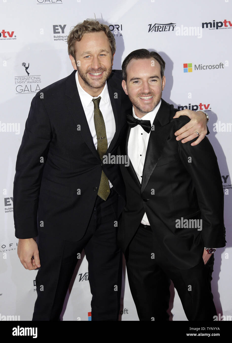 Chris O'Dowd and Nick Vincent Murphy arrive on the red carpet at the ...