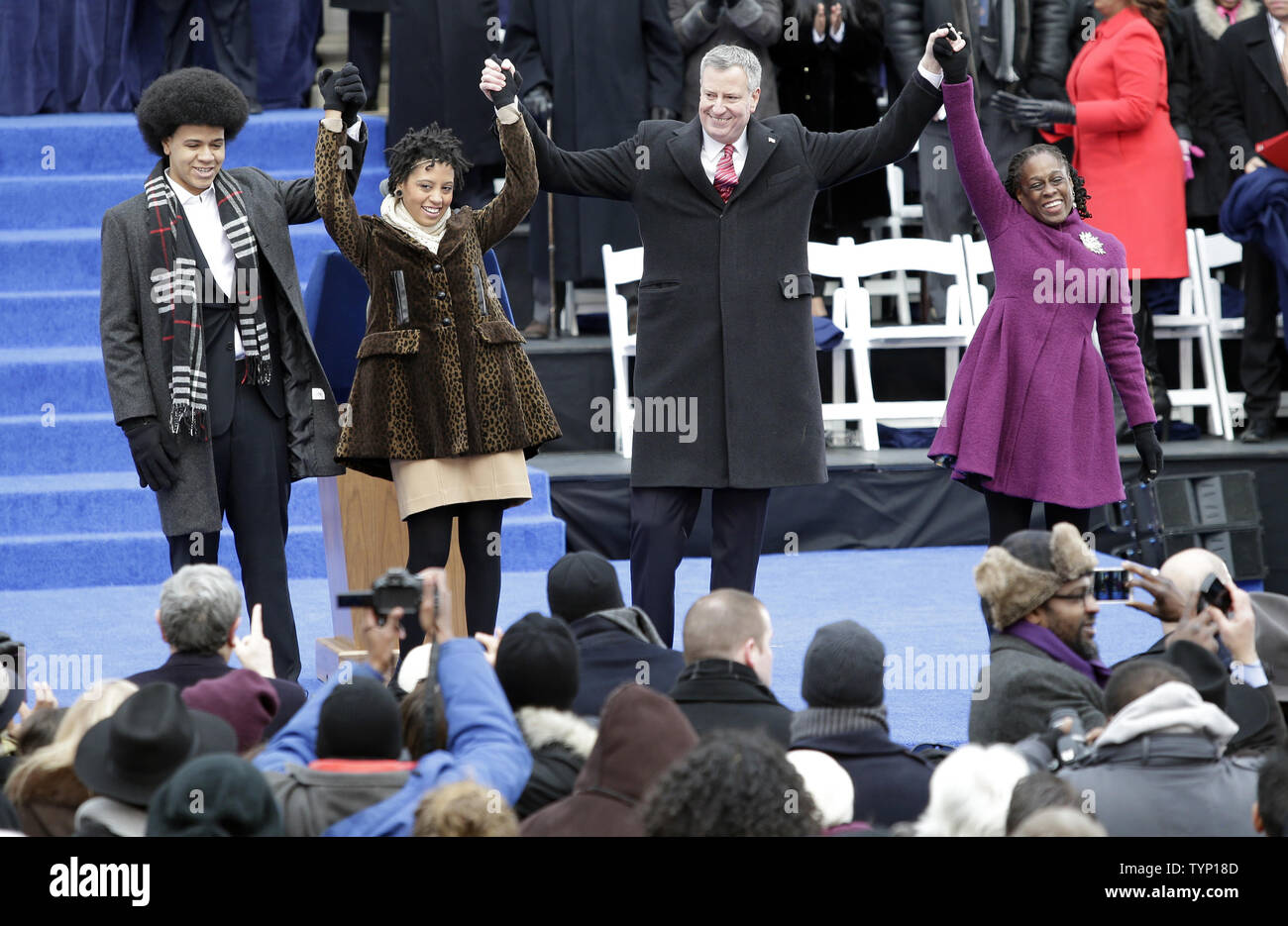 Dante de blasio and chiara de blasio hi-res stock photography and ...