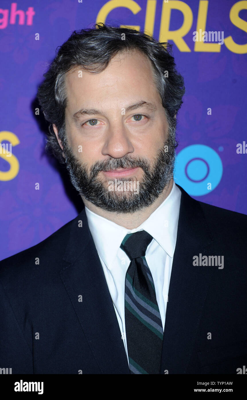 Judd Apatow arrives on the red carpet at the HBO season three premiere ...