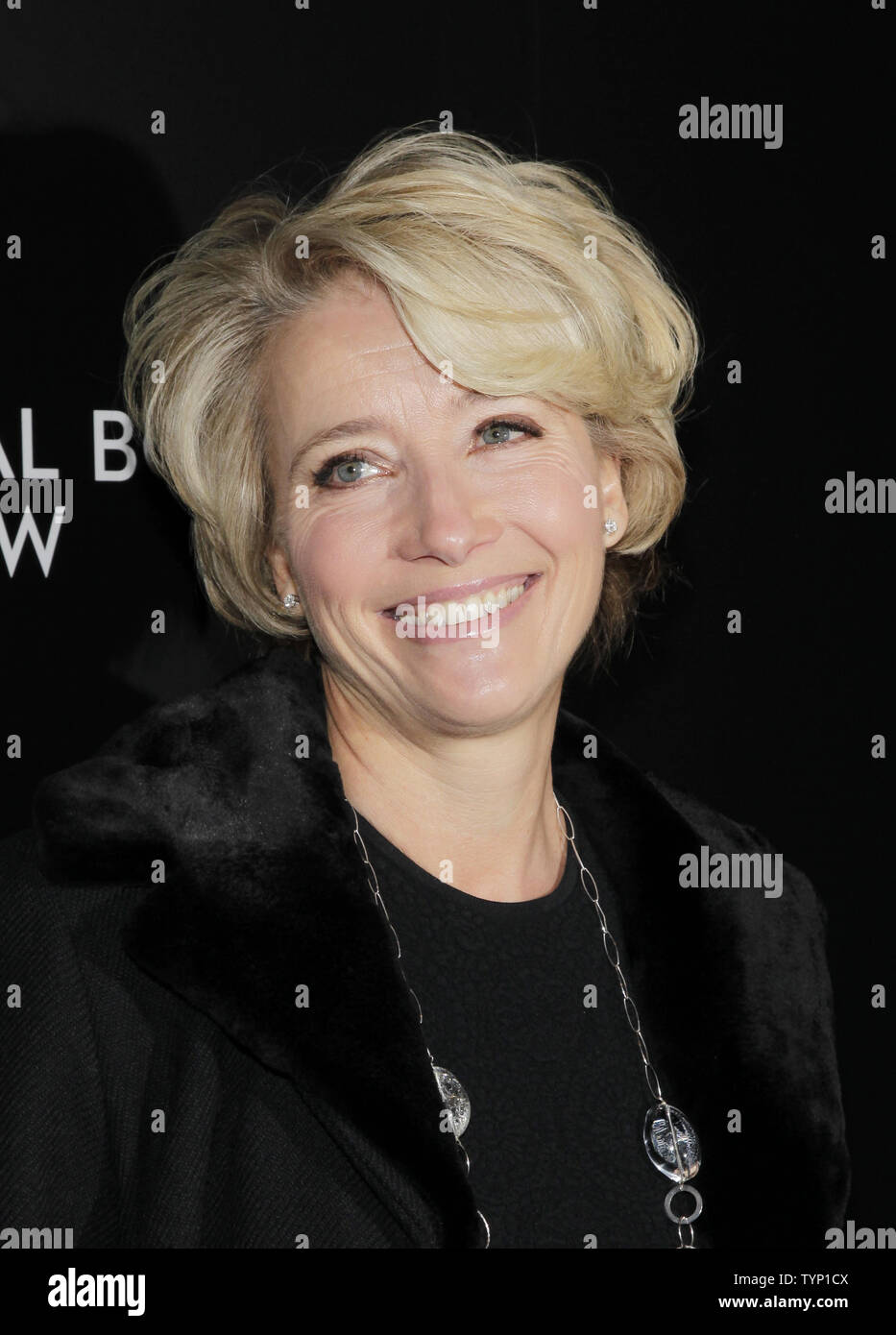 Emma Thompson arrives on the red carpet at the 2014 National Board of ...