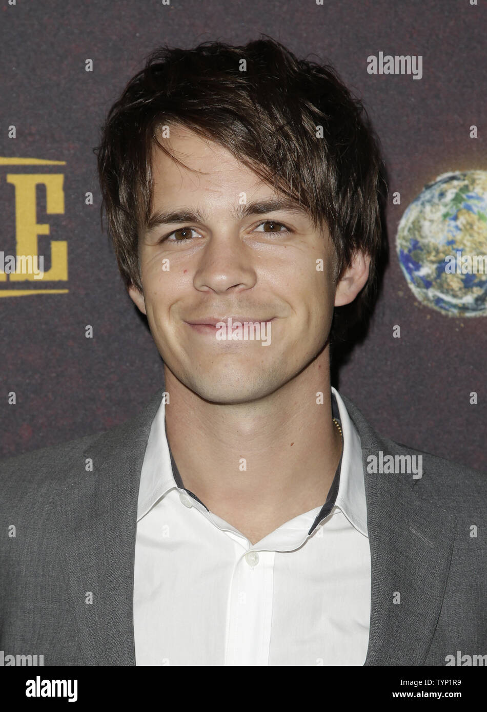 Johnny Simmons arrives on the red carpet at the 'Klondike' series ...