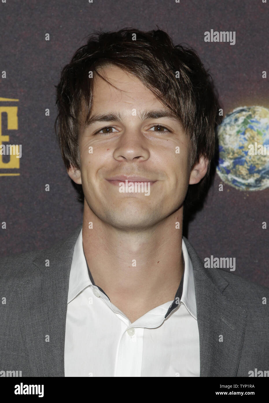 Johnny Simmons arrives on the red carpet at the 'Klondike' series ...