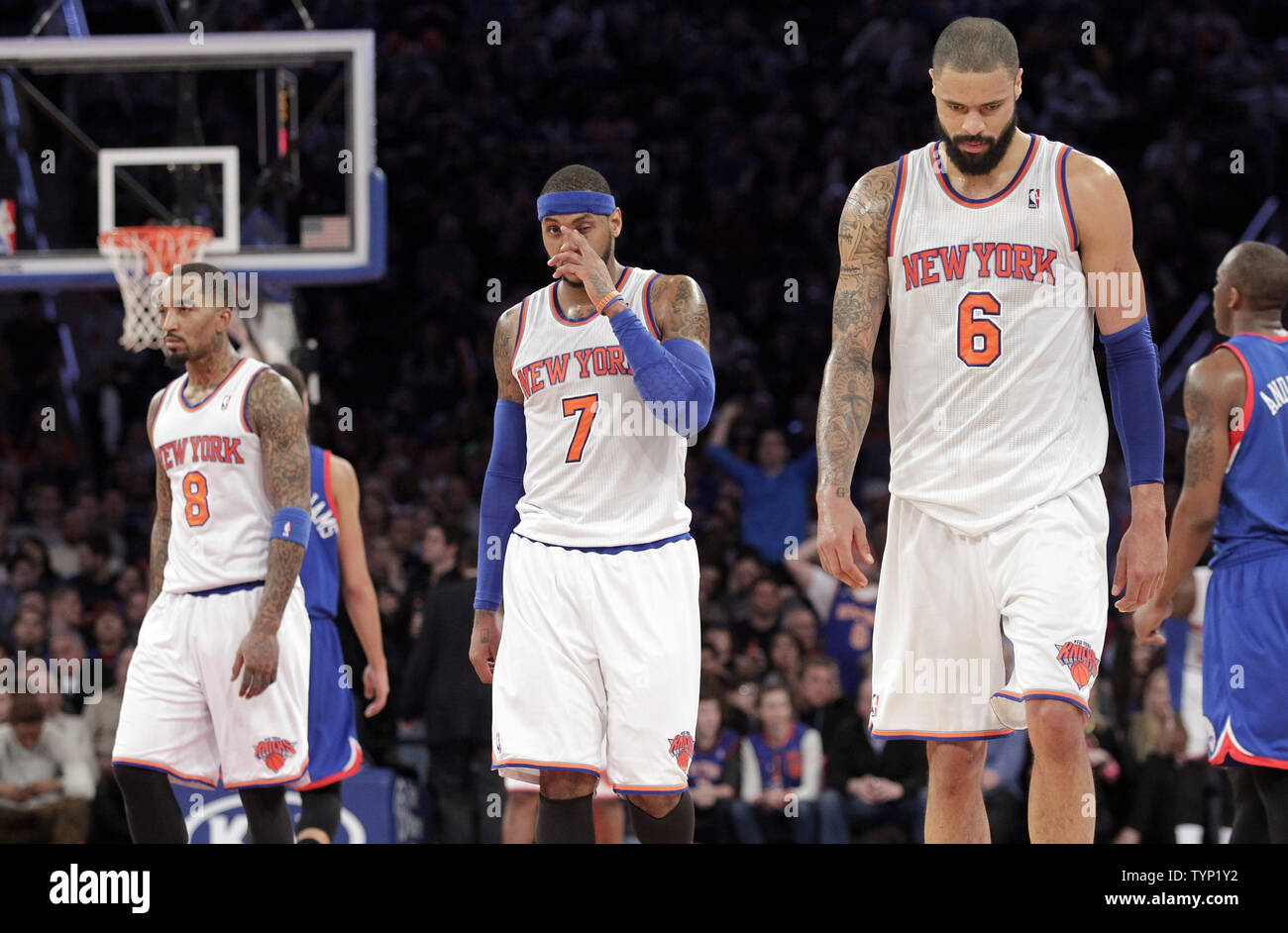 Jr Smith And Carmelo Anthony Fight