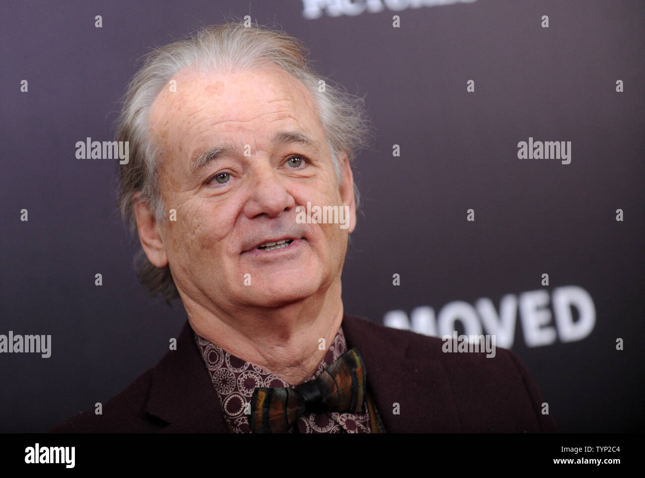 Bill Murray arrives on the red carpet at 'The Monuments Men' premiere ...