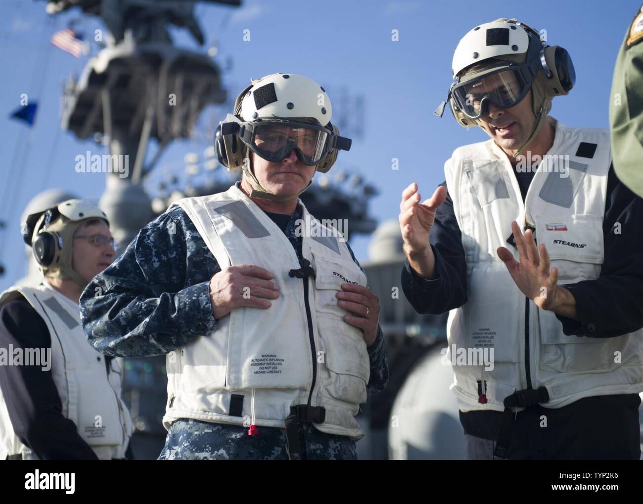 PACIFIC OCEAN (Nov. 19, 2016) Capt. Daniel Nowicki, executive officer ...